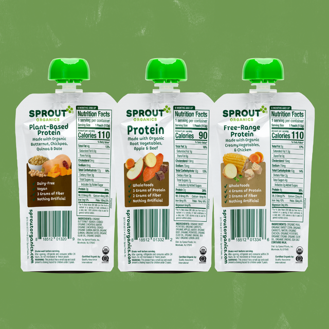 Organic Baby & Toddler Protein Pouch Variety Pack
