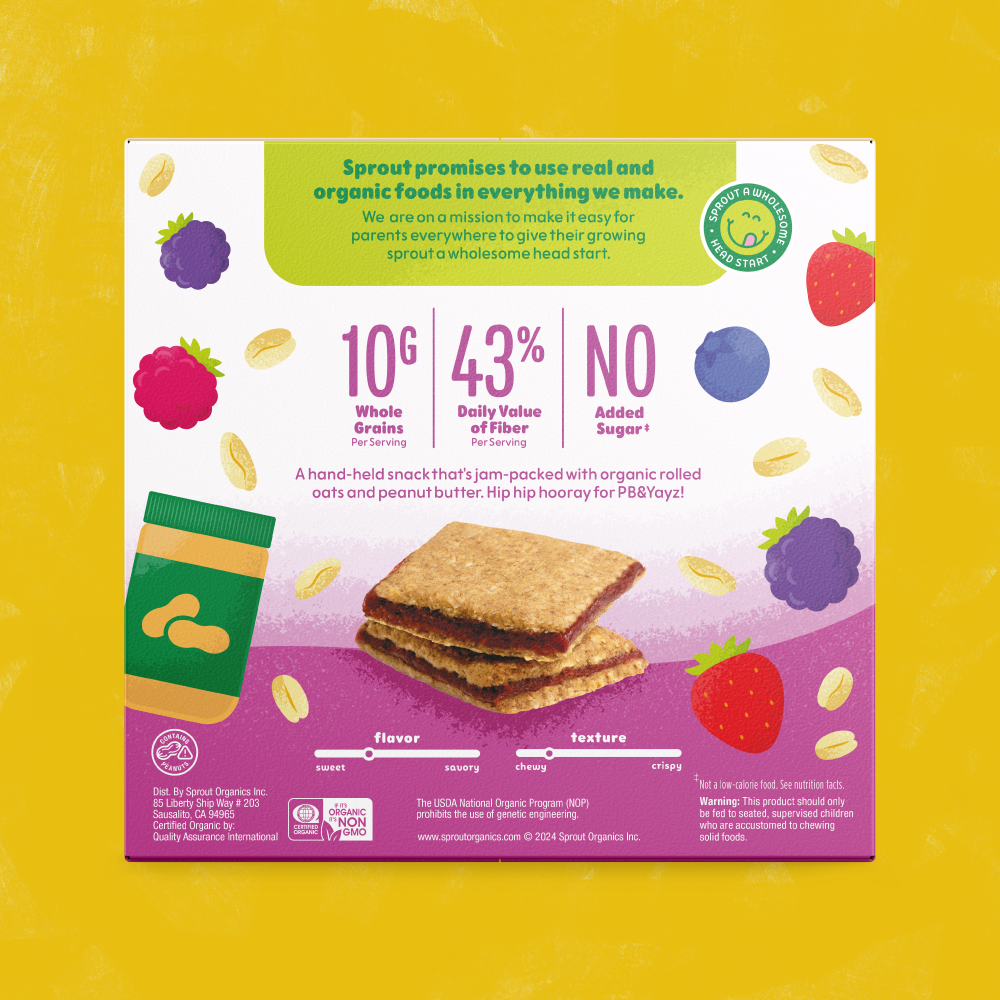 Organic Berry Filled Toddler Snack Bar