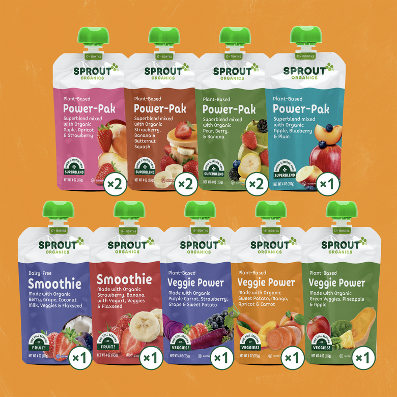 Organic Baby Food Variety Packs
