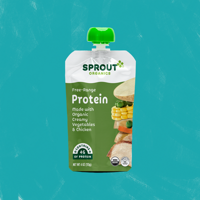 Organic Chicken and Veggie Protein Pouch